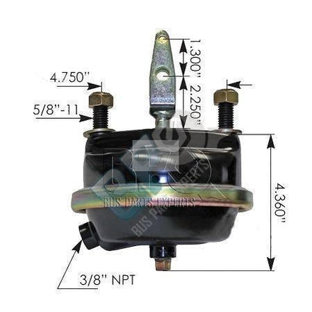 179.SC20LW225 BRAKE CHAMER TYPE 20 MGM 1621901– buspartexperts.com